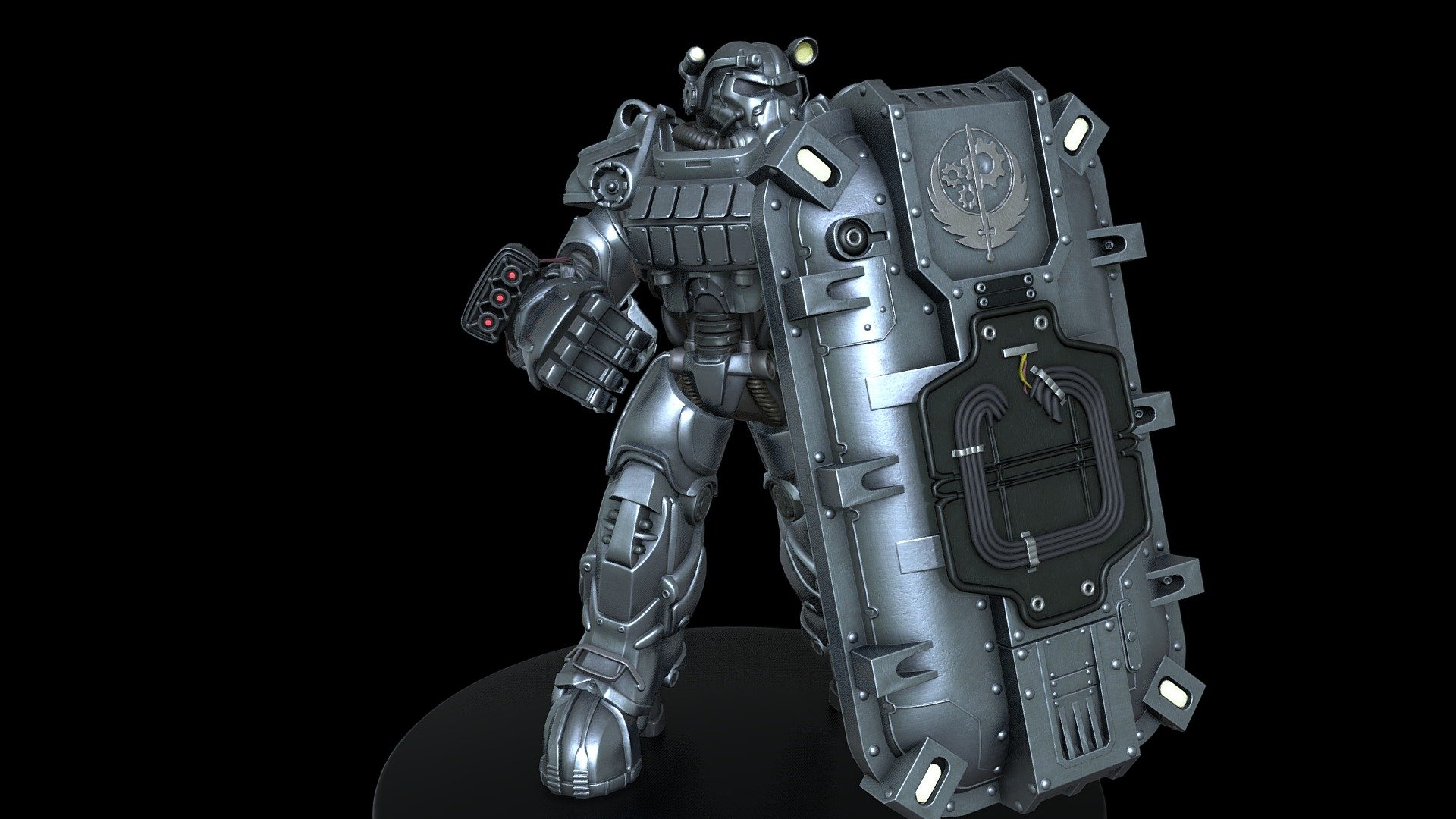 Brotherhood of Steel T-60 power armor - 3D model by nefritku1985 ...