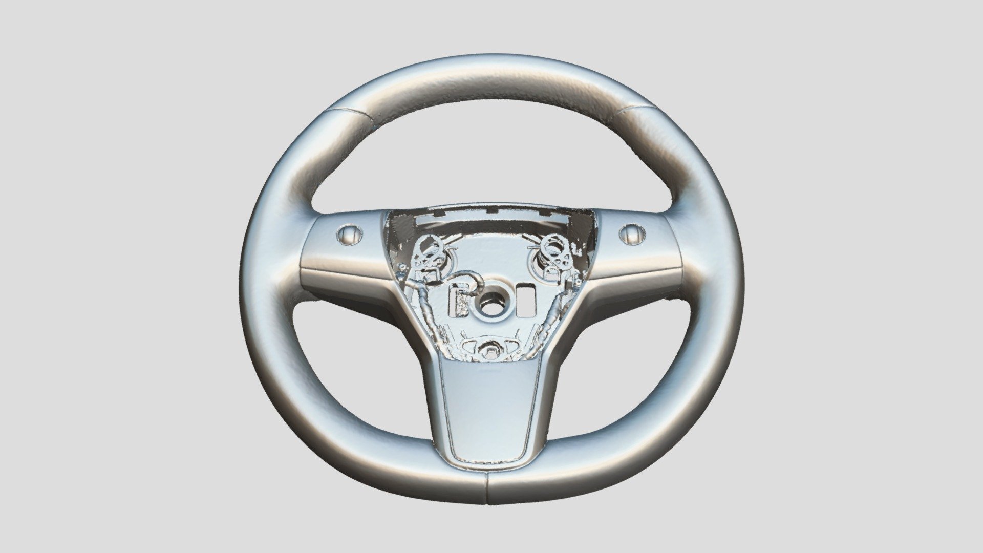 Tesla Steering Wheel scanned by EinScan HX - 3D model by Blueprint 3D ...