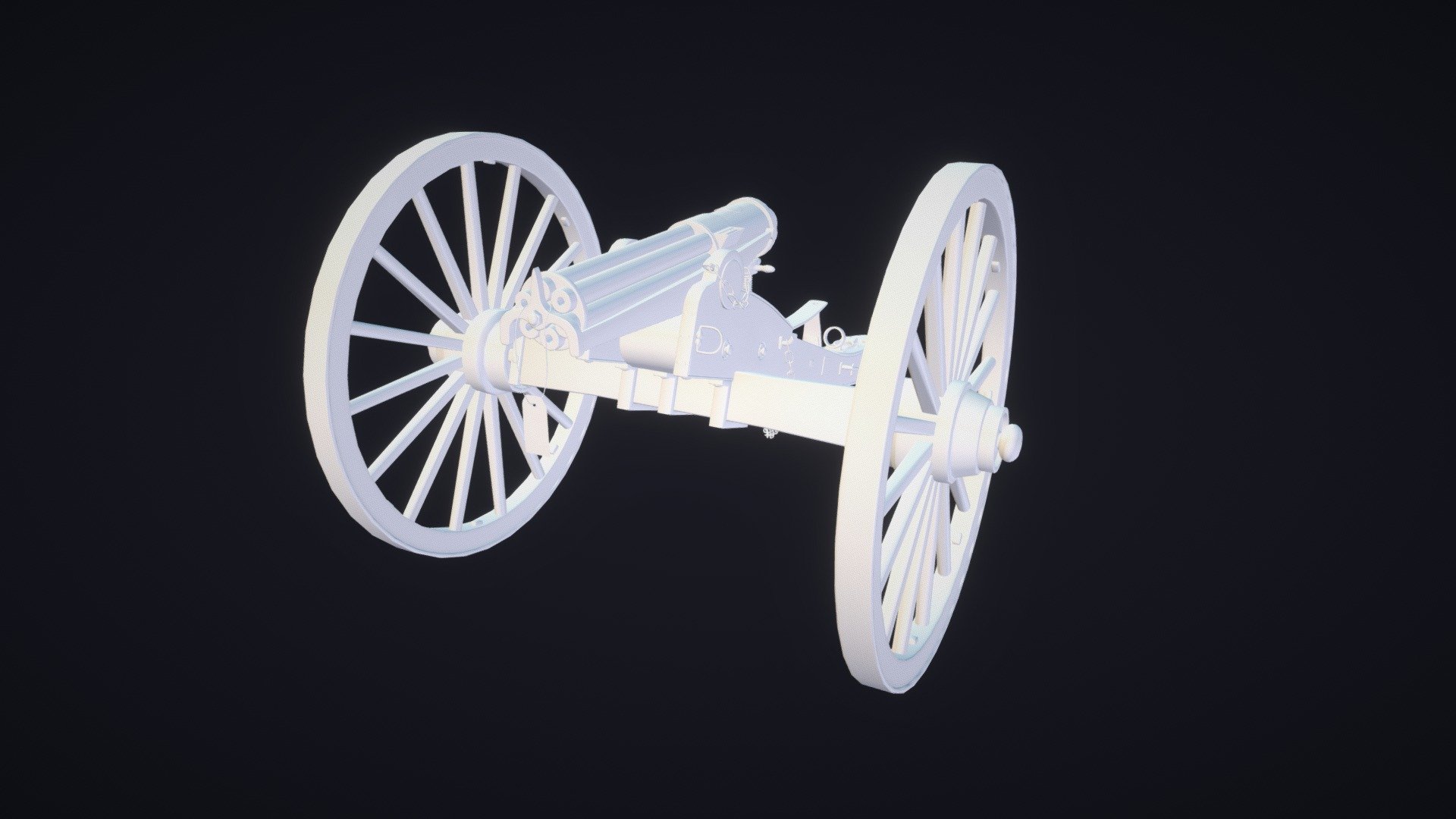 Gatling Gun - 3D model by Timothy_Henry [42a3912] - Sketchfab