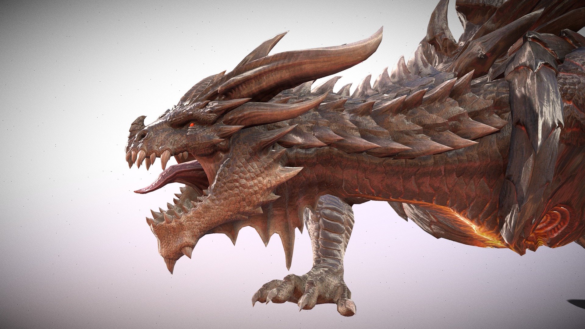 Boss Dragon Animated - Buy Royalty Free 3D model by aaokiji [42a3d4f ...