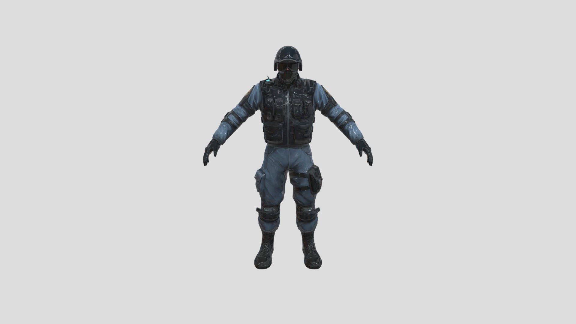 Swat Skibidi Body - Download Free 3D model by Thunder Wave Studio (@speaker13boom) [42a4f22 ...
