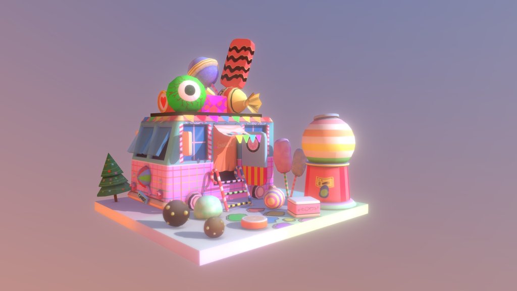 tirar candy land - A 3D model collection by diacomicsfilms - Sketchfab