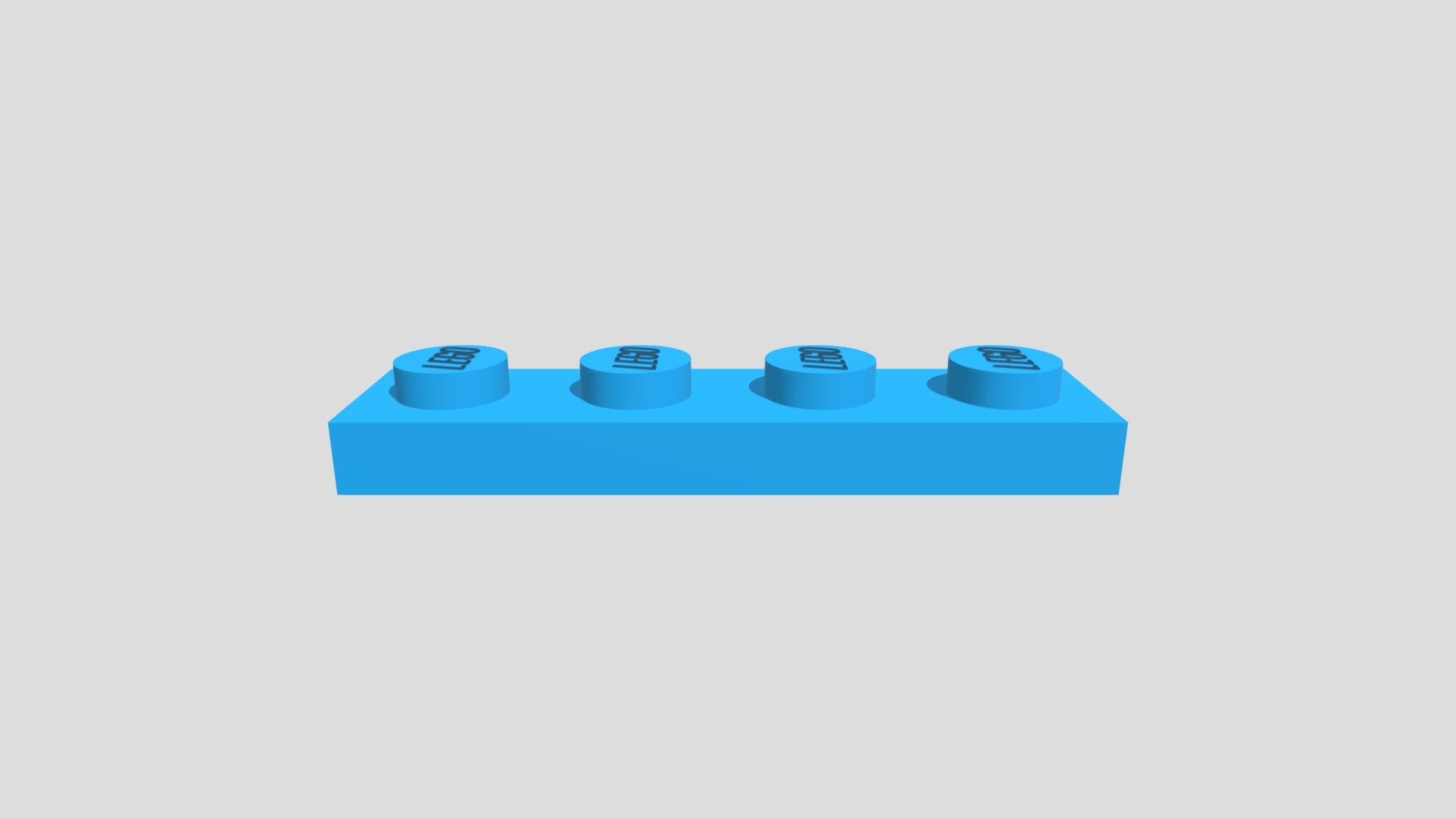 plate 1x4 - 3D model by aldosaad [42a76c4] - Sketchfab