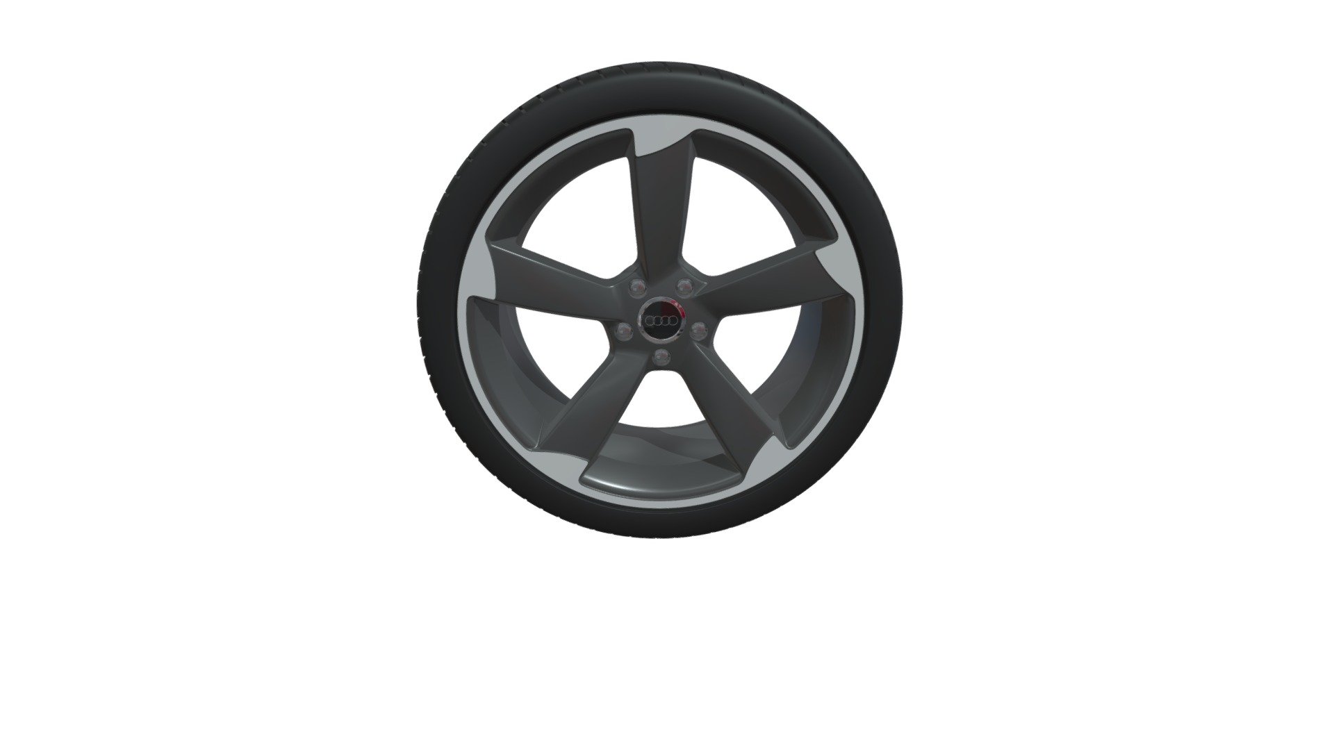 Audi TT RS Wheel - 3D model by tmtryb [42a77a1] - Sketchfab