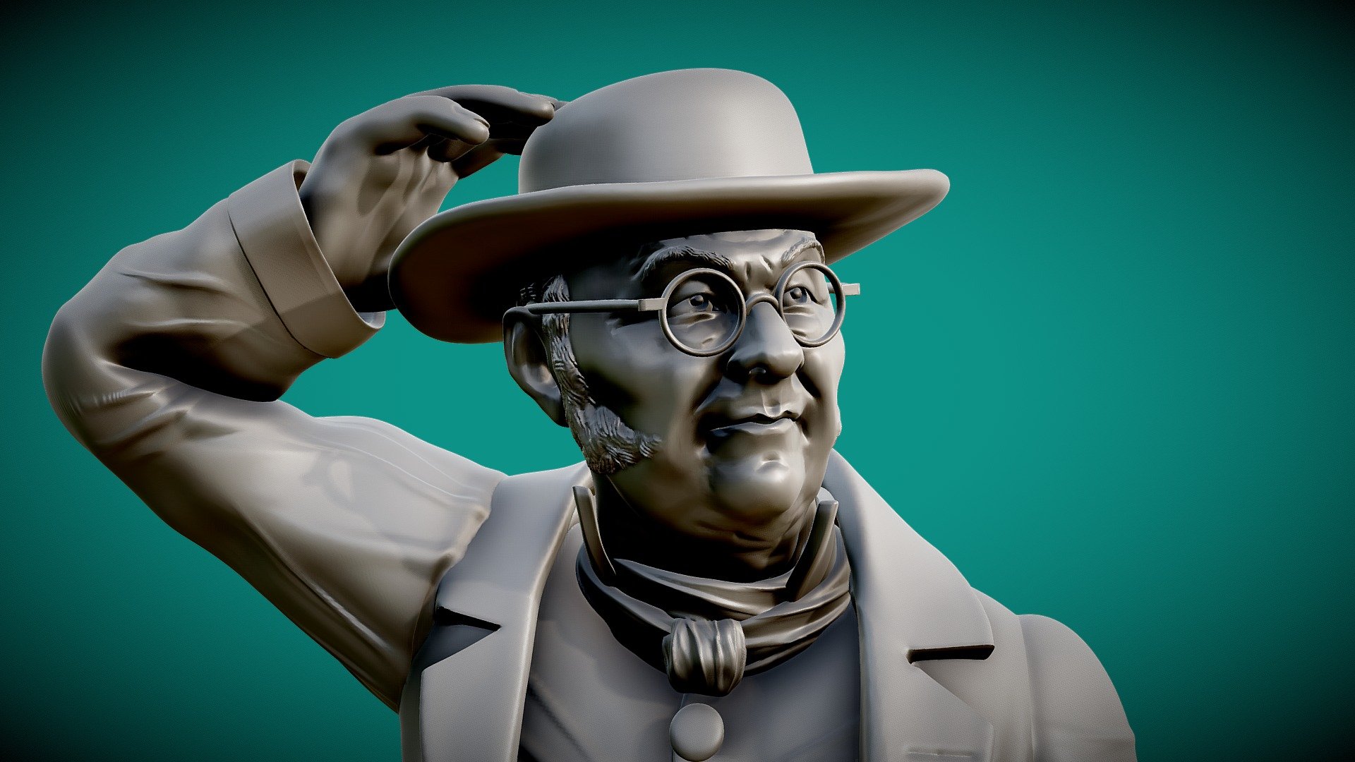 Edwardian gentleman - 3d printable - Download Free 3D model by Andy ...