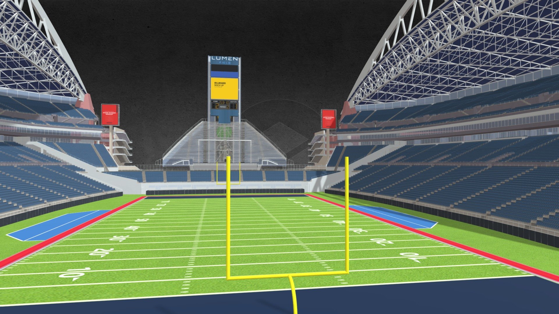 Lumen Field Stadium Seattle, Washington - 3D model by nuralam018 ...