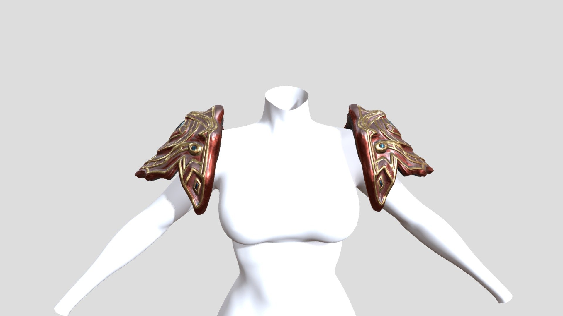 Avatall Eve Armor Shoulder Elebrith - Buy Royalty Free 3D model by ...
