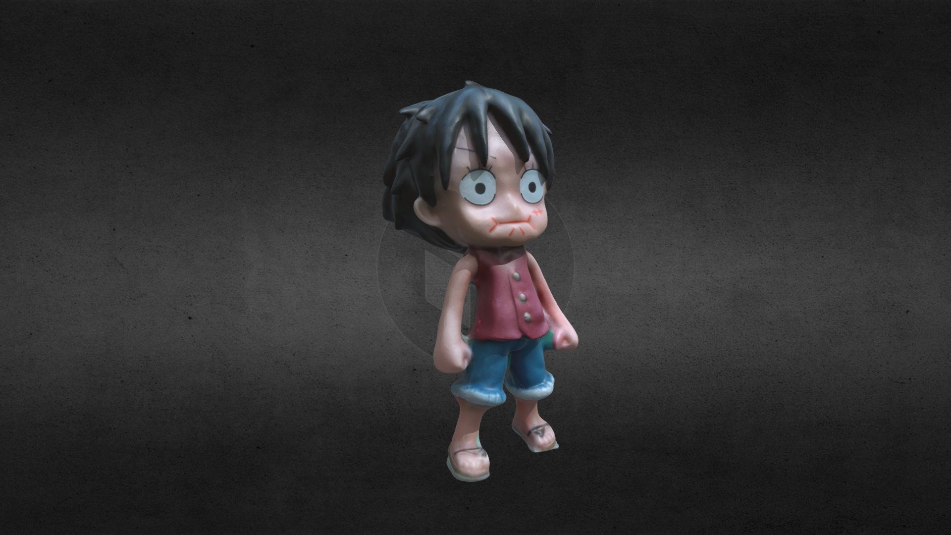 Luffy Kid One Piece - Download Free 3D model by imanboer [42a96fd ...