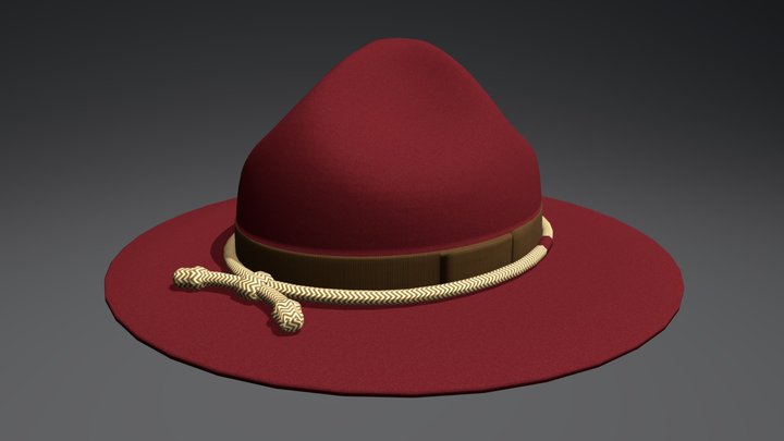Campaign-hat 3D models - Sketchfab