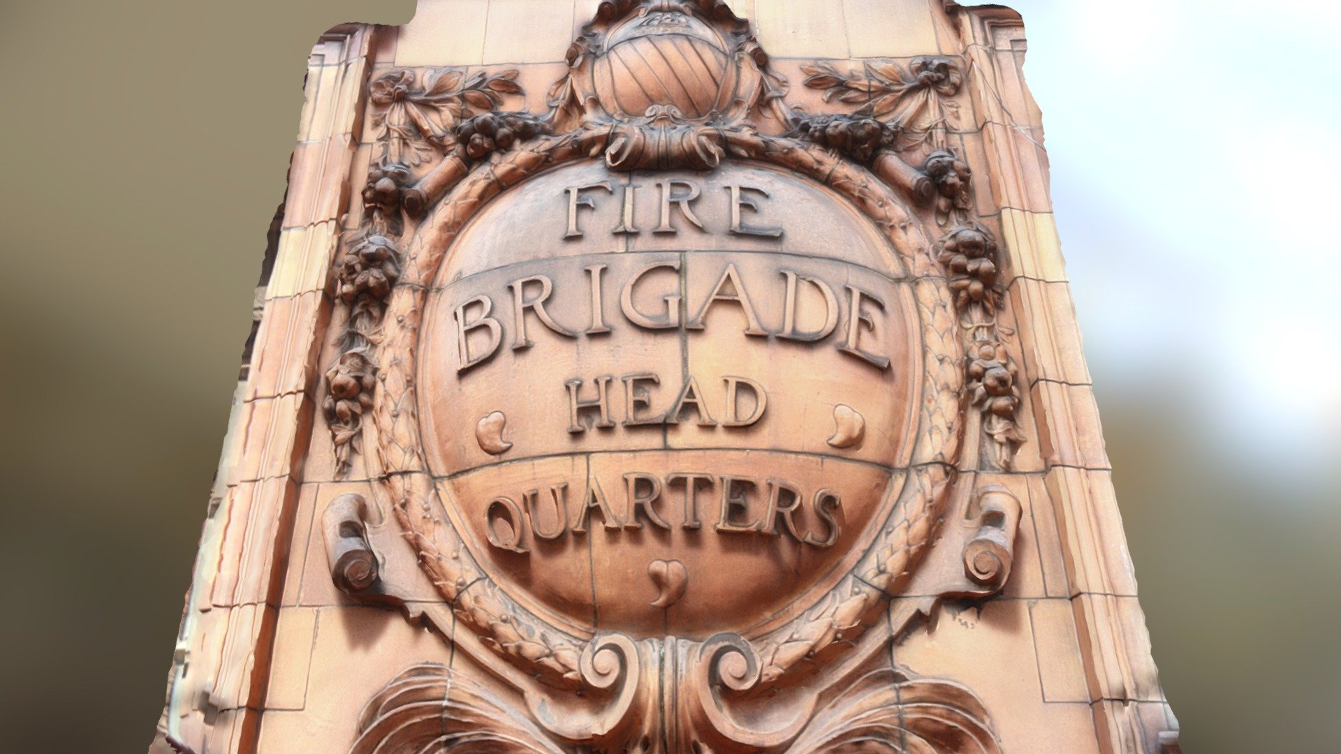 Fire Brigade Hq Sign - 3D model by 3D-Mand [42aa99f] - Sketchfab