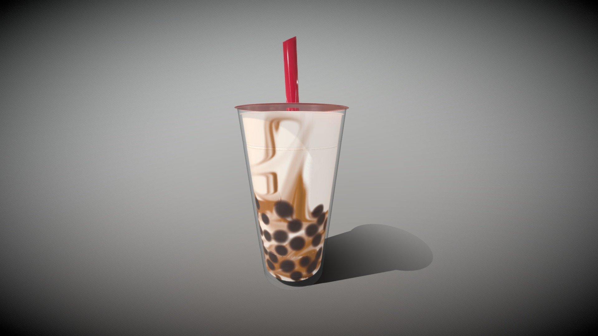 Brown Sugar Boba Tea - 黒糖タピオカ - Download Free 3D model by Tanuki ...