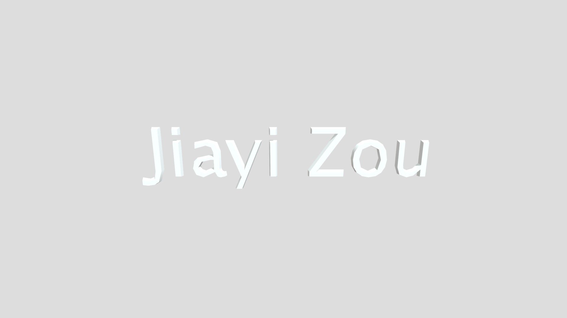 Signature - Download Free 3D model by Jiayi Zou (@Joyce.Zou) [42aafcf ...