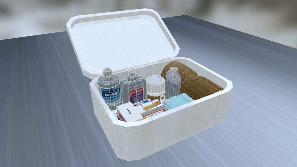 Medkit - 3D model by mlyons [42ab72e] - Sketchfab