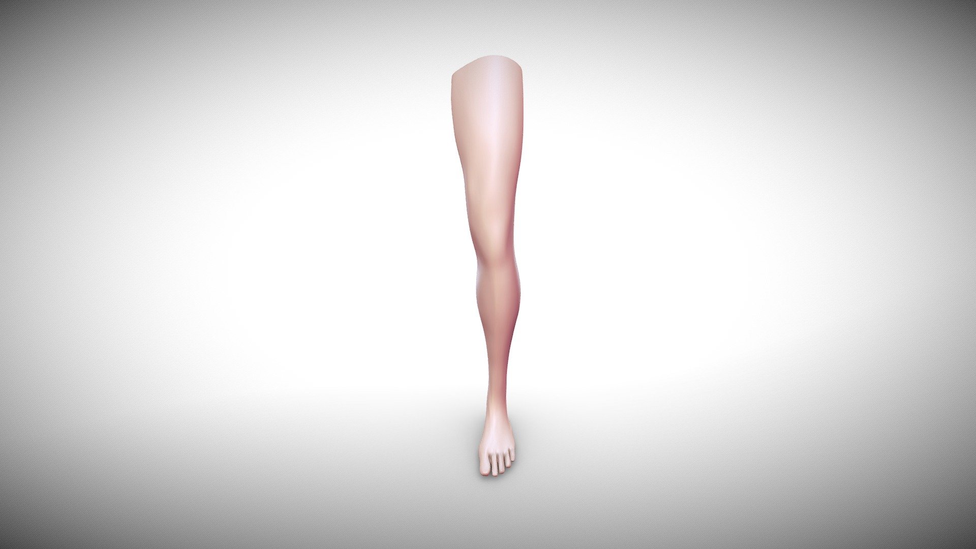 Leg with foot - Not flat - 3D model by 140quvang [42ab8fa] - Sketchfab