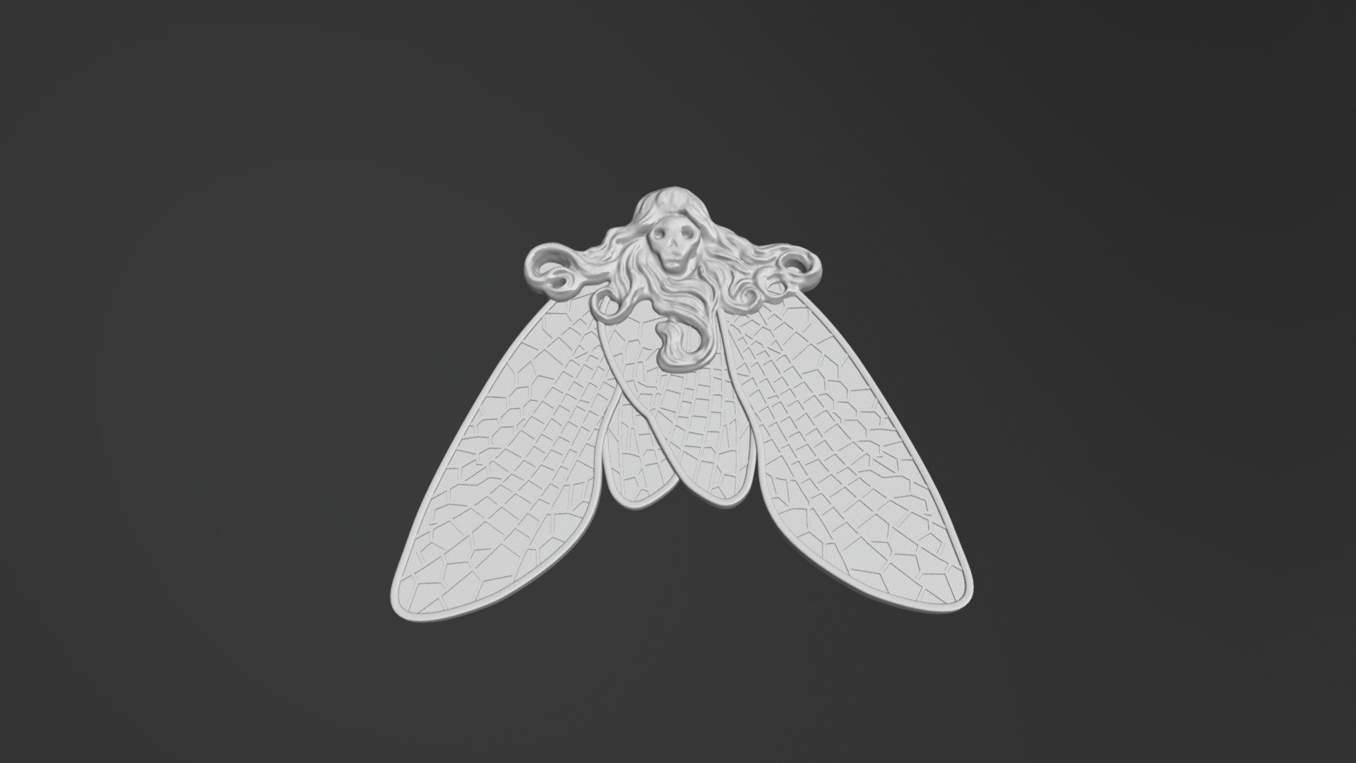 Moth broche - 3D model by wolfka [42ac30b] - Sketchfab