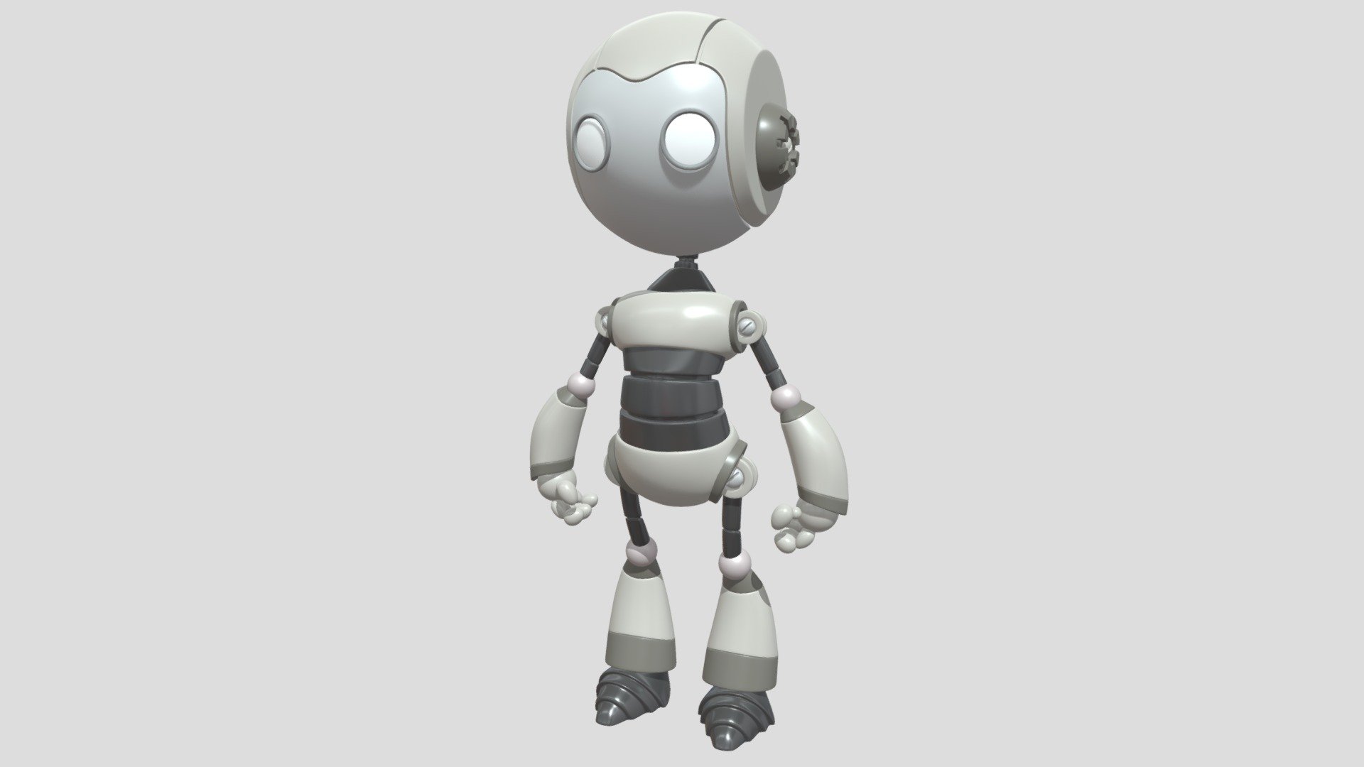 Little Robot - 3D model by Geordi Villafranca (@geovilla) [42aca5f] - Sketchfab