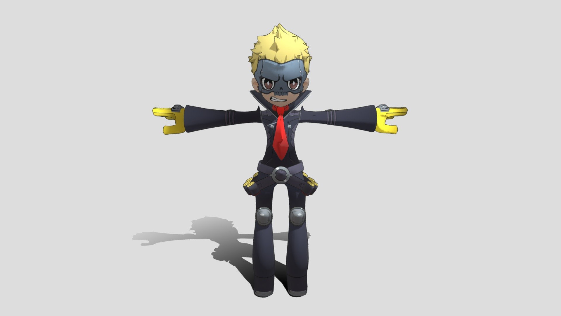 Ryuji, ladrón fantasma (persona 5 tactica) - Download Free 3D model by ...