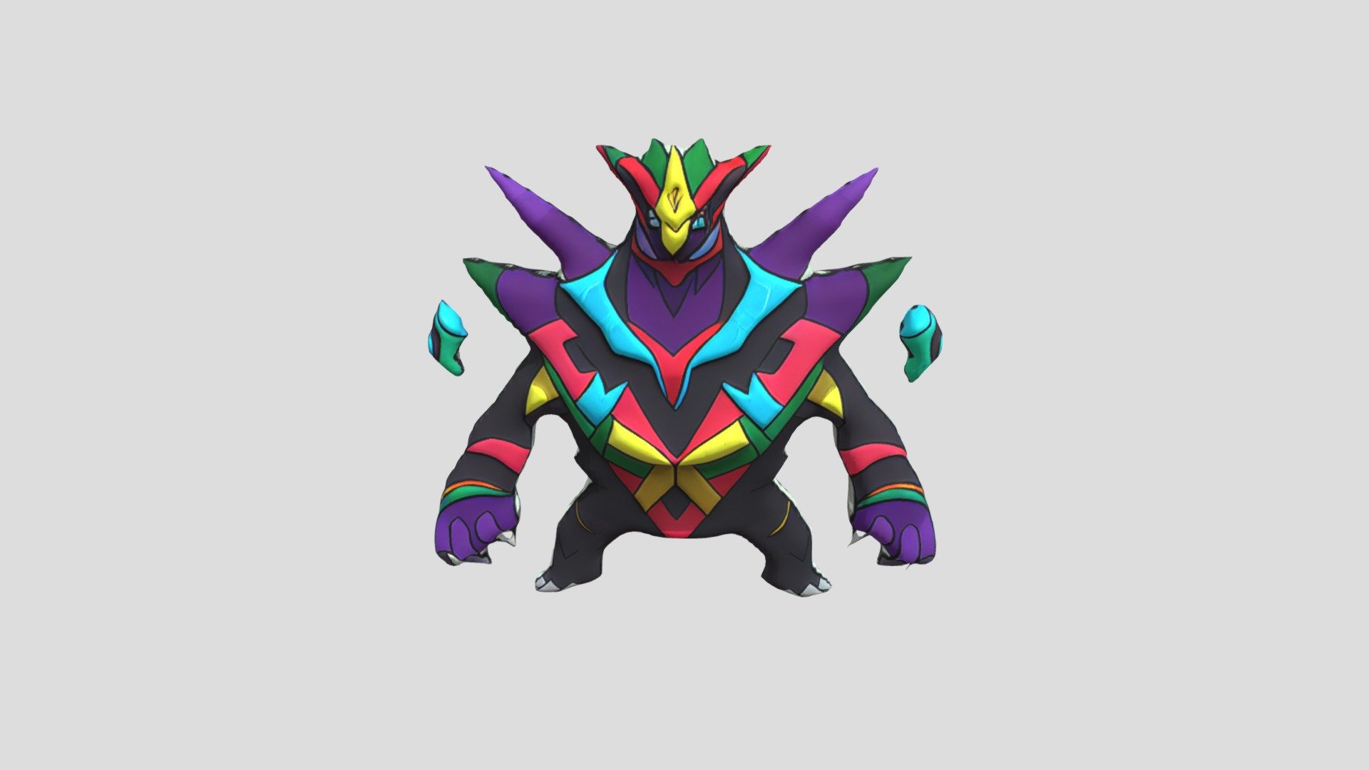 Pokemon Goal 752 - Download Free 3D model by klrxyz [42aef08] - Sketchfab