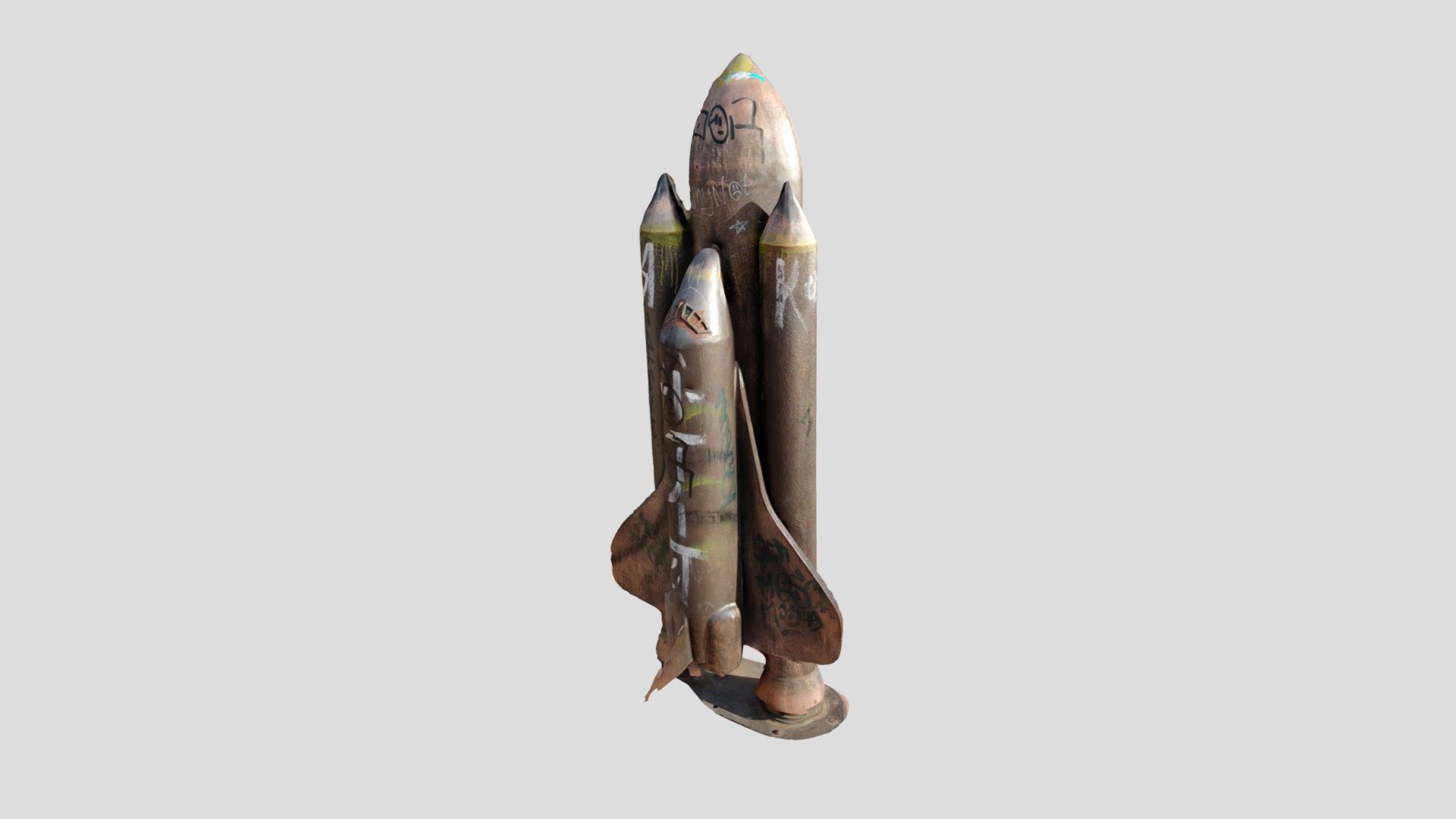 Space Shuttle statue - Download Free 3D model by vladikzhel [42af311 ...