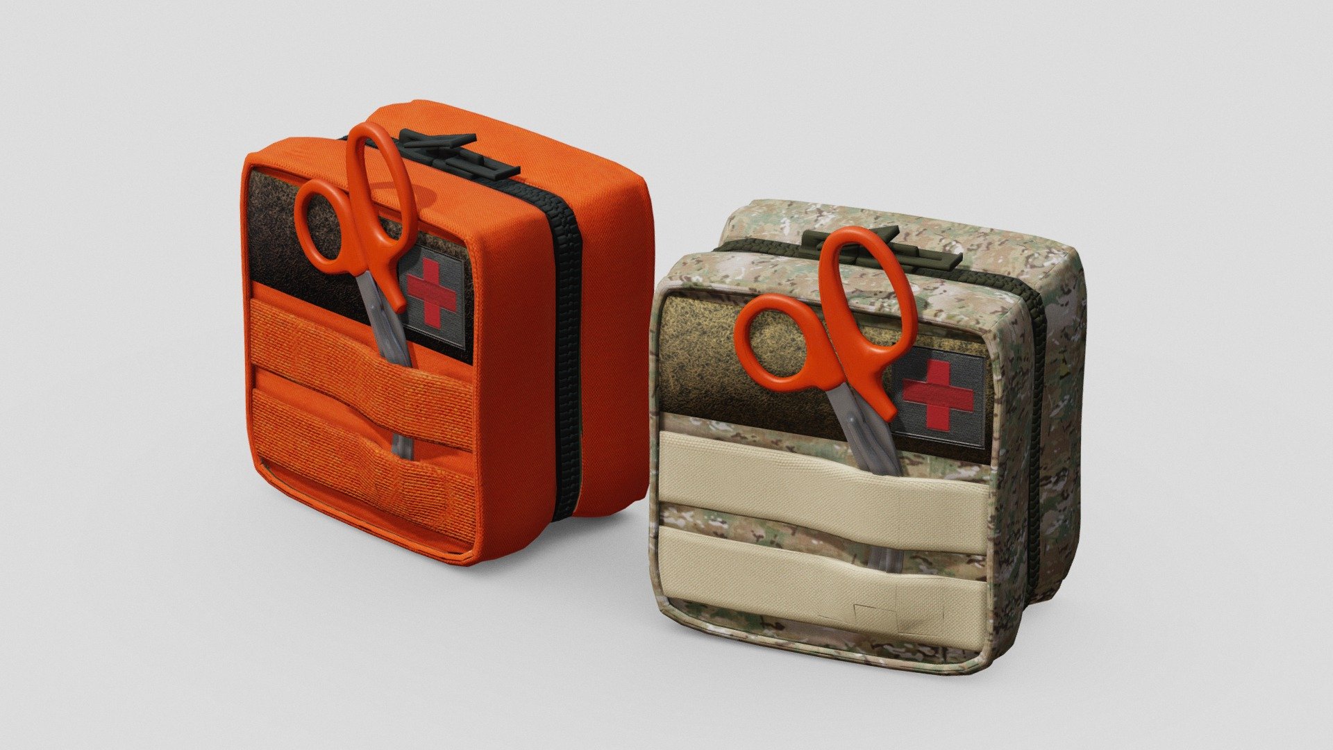 First Aid Kit Molle Pouch - Download Free 3D model by SpatialNeglect ...