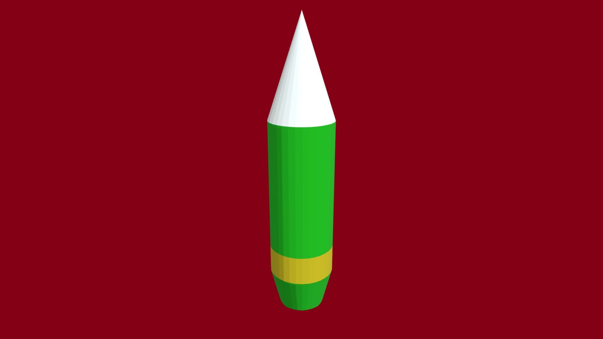 Low poly 105mm shell - Download Free 3D model by Reece.R (@Reece3Dmodel ...
