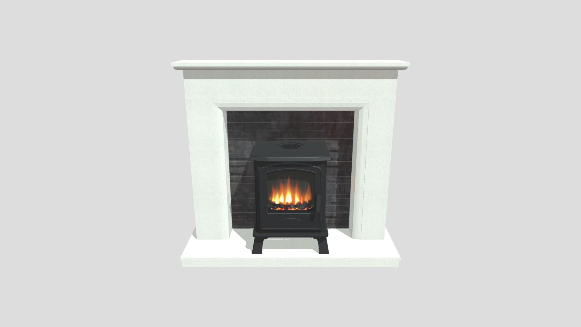 HOLTON INGLENOOK BLACK SLATE EFFECT - 3D model by ashley.fenlon ...