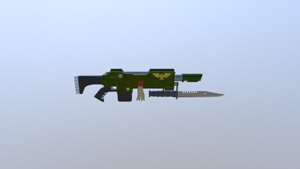 LasRifle - 3D model by Robin.H [42b3899] - Sketchfab