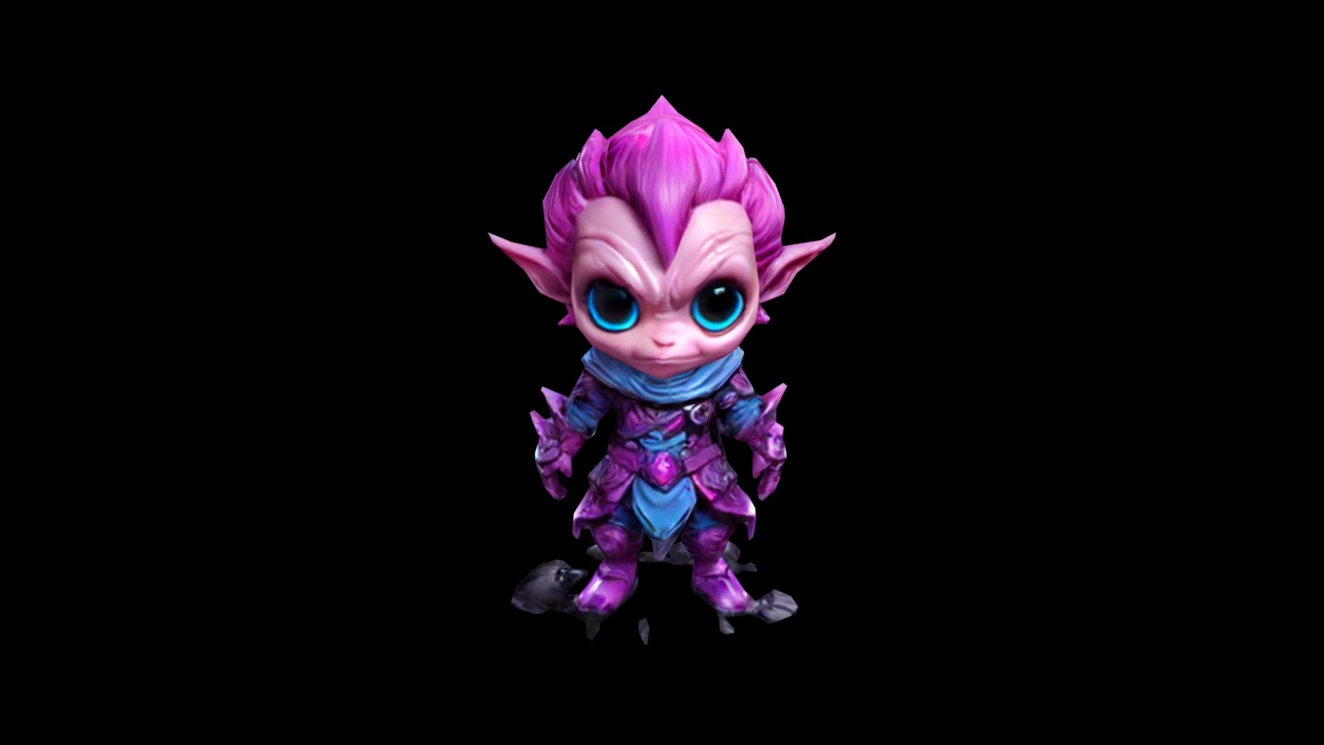 In the image, there is a 3D rendered character w - Download Free 3D ...