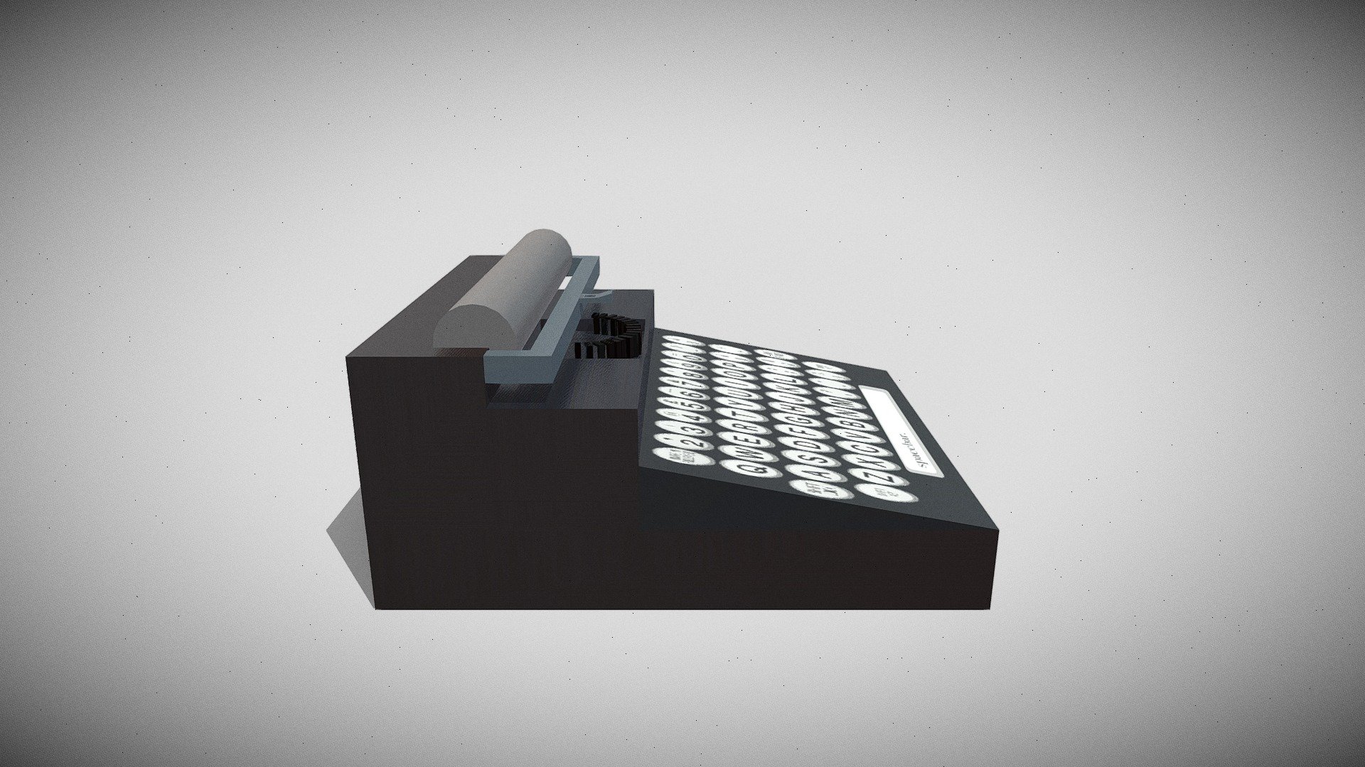 typewriter - 3D model by buzz009 [42b5f70] - Sketchfab
