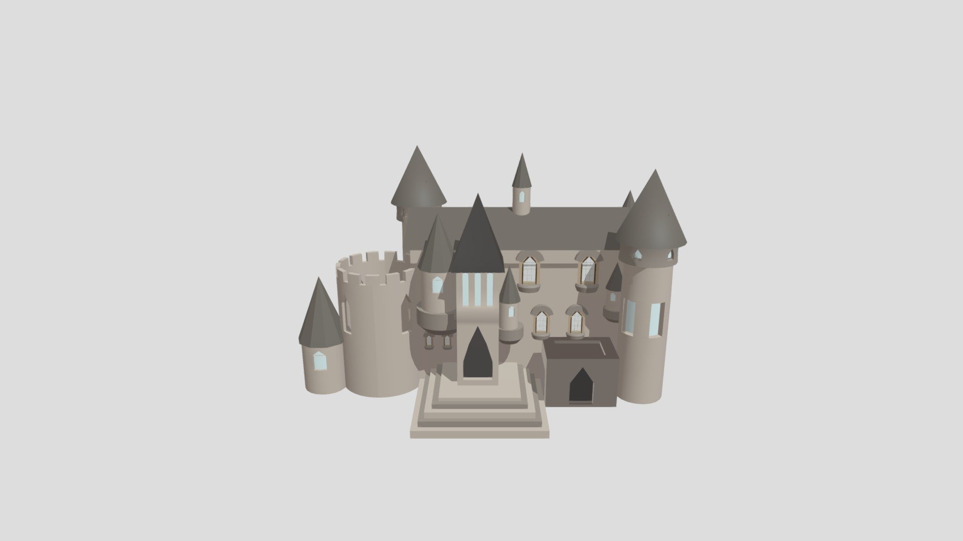 Castle - Download Free 3D model by boehnleinlexi [42b6fc8] - Sketchfab