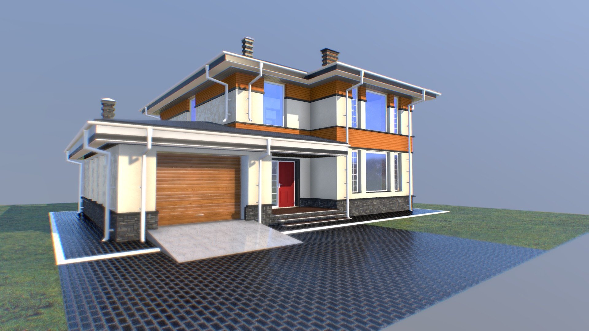 Residence_02_21_V2 - 3D model by VRA (@architect47) [42b752b] - Sketchfab