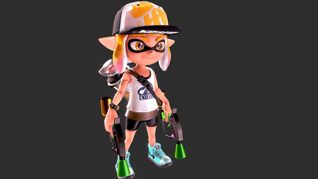 Splatoon - A 3D model collection by andersknospe - Sketchfab