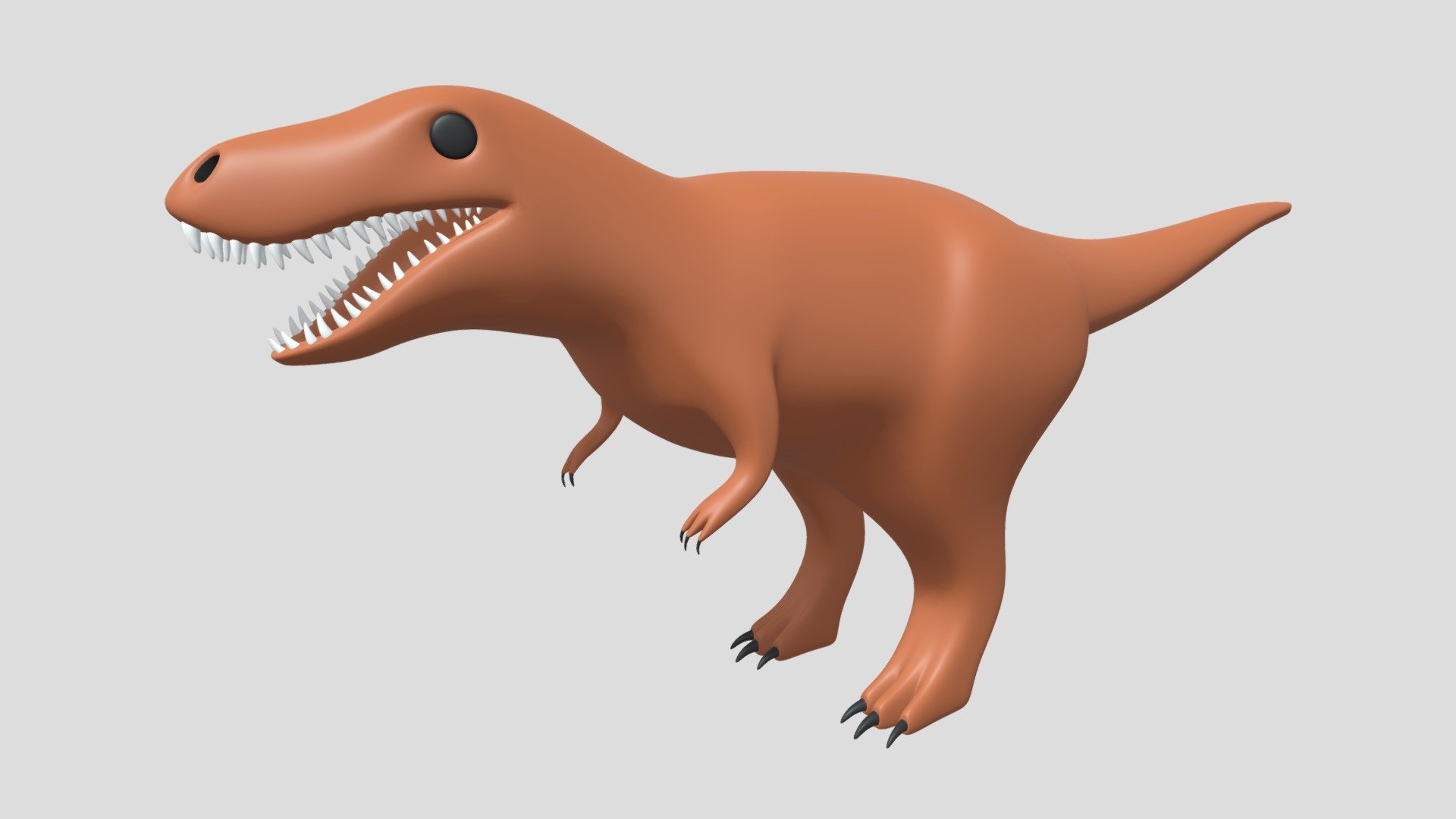 Cartoon Tyrannosaurus T-Rex - Buy Royalty Free 3D model by Philip Storm ...