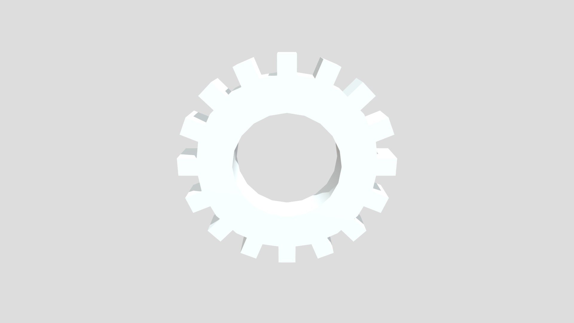 Basic White/Uncolored Gear - Download Free 3D model by Antex_Studio ...