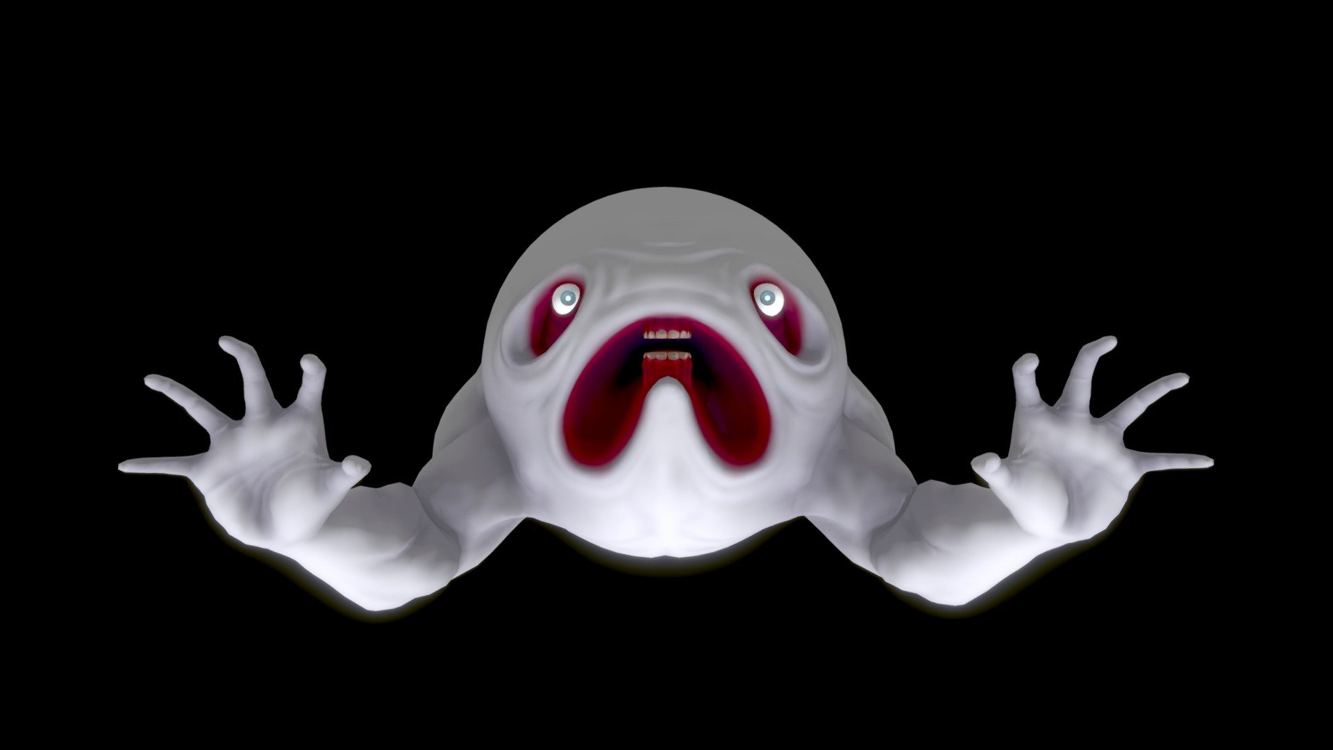 Boo but Scary - Download Free 3D model by reactorous [42bdc4a] - Sketchfab