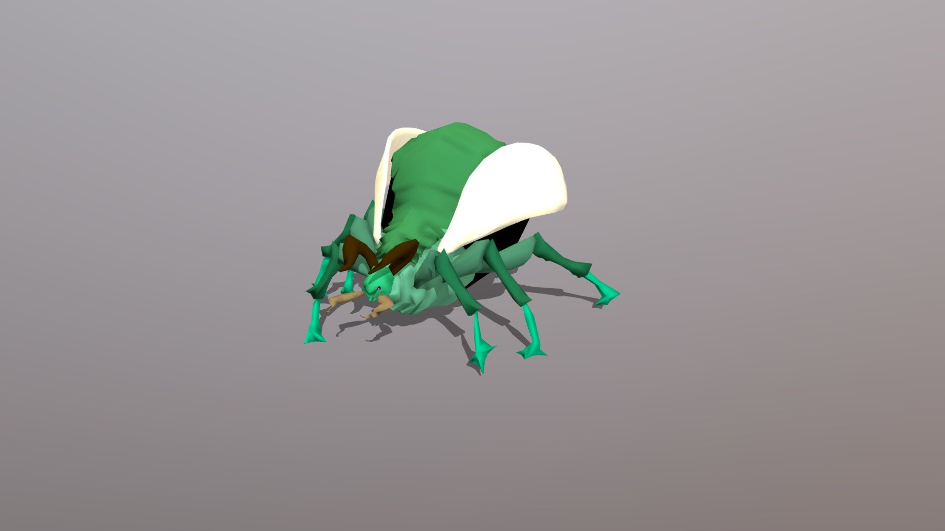Low Poly - Bomber Bug - 3D model by Infinity PBR (@infinitypbr ...