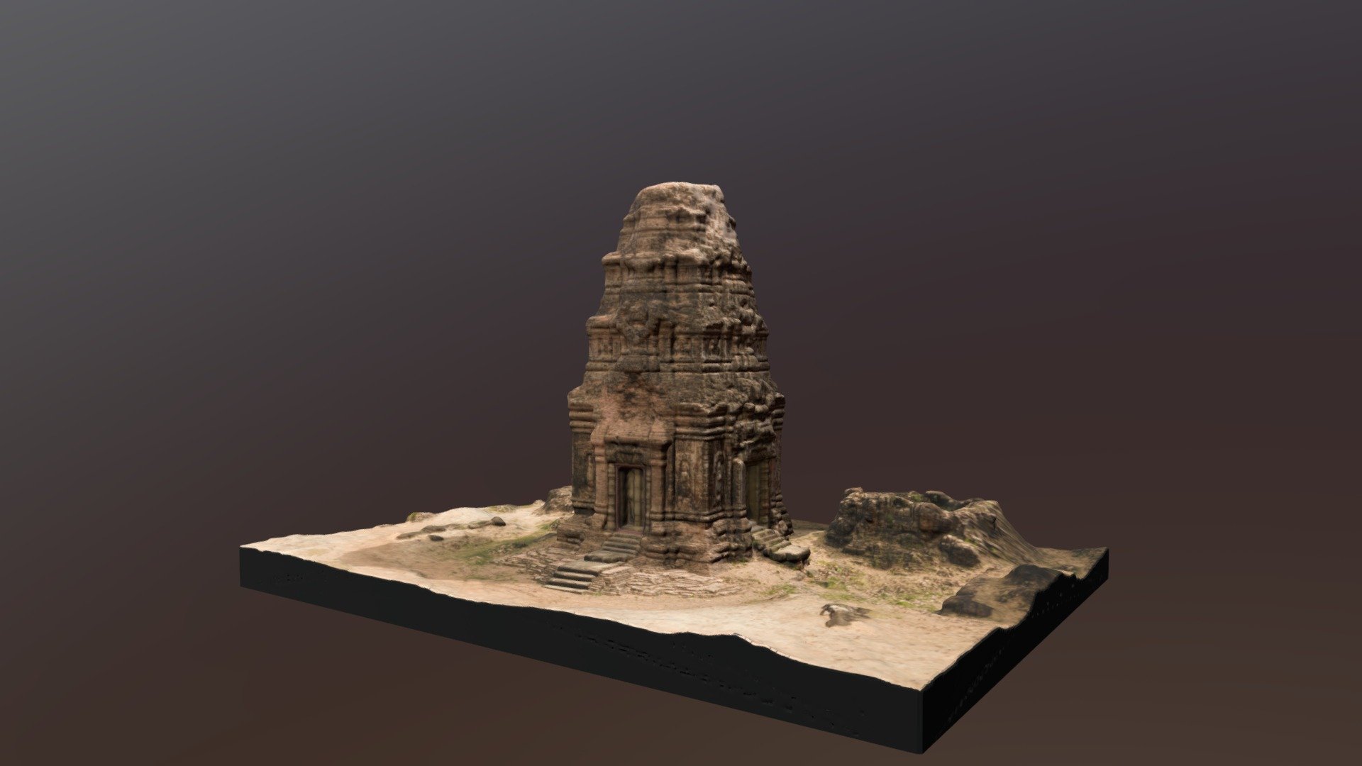 Angkor Temple - Trapeang Phong - 3D model by DarrenWilch [42be40a ...
