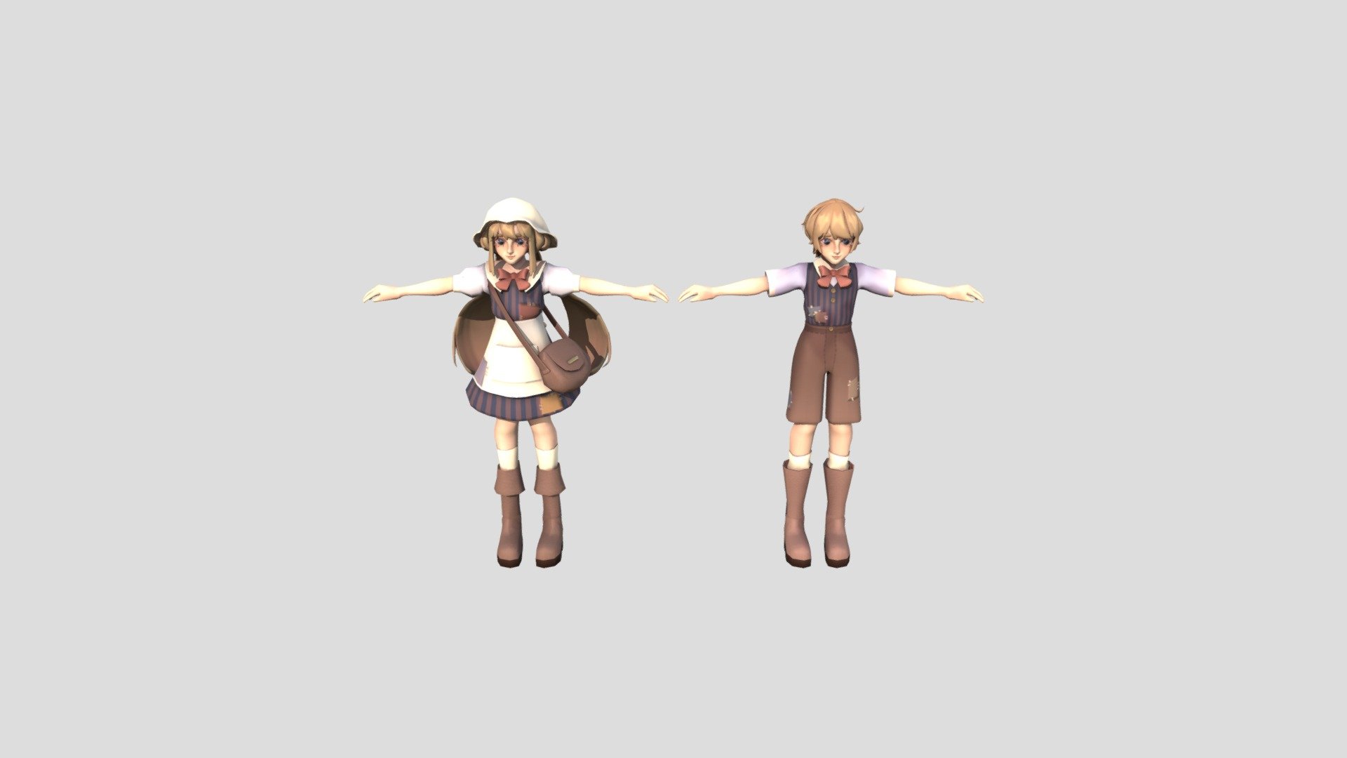 Hansel & Gretel - 3D model by soapyyy [42be980] - Sketchfab