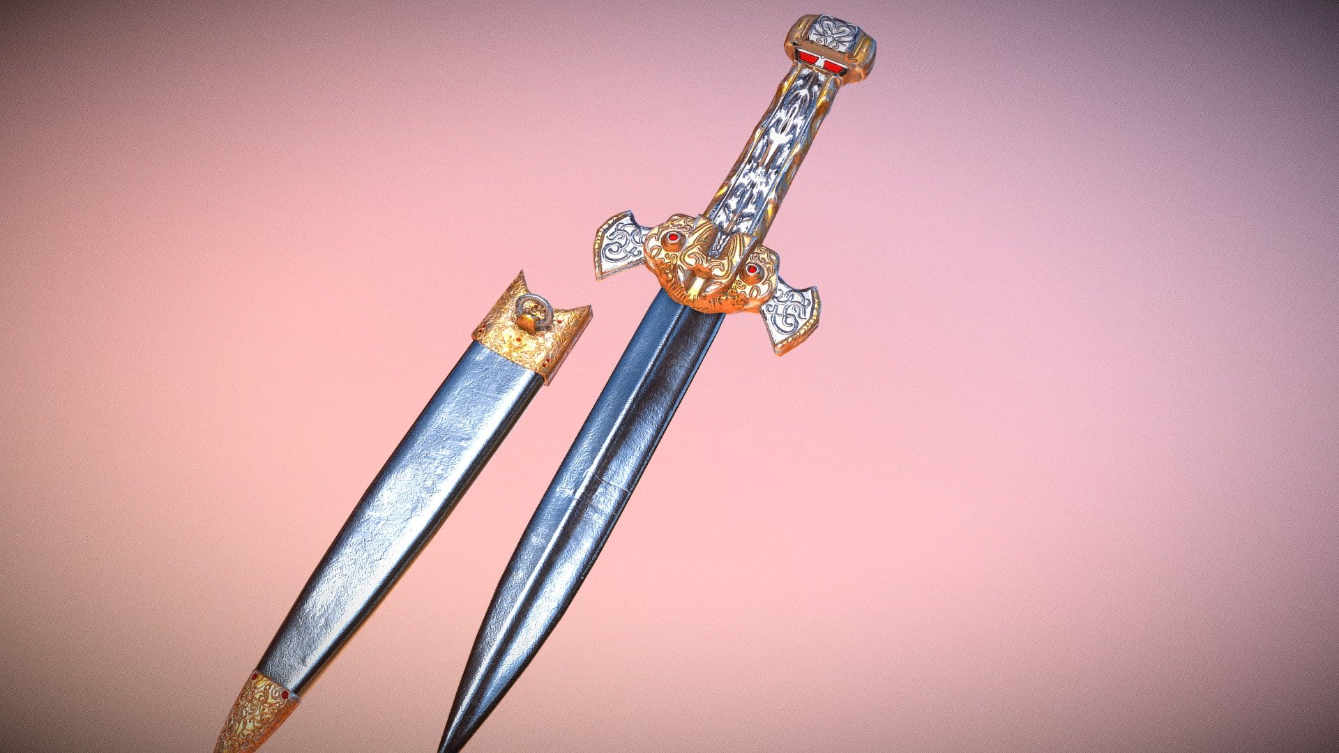 Epic Dagger and sheath - Buy Royalty Free 3D model by Filip (@filip ...