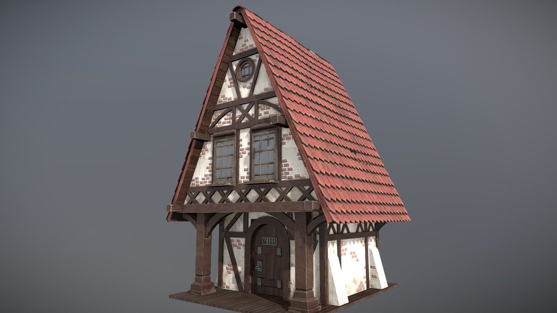Medivel house - Download Free 3D model by Viktor_ (@Viktor.Zhuravlev ...