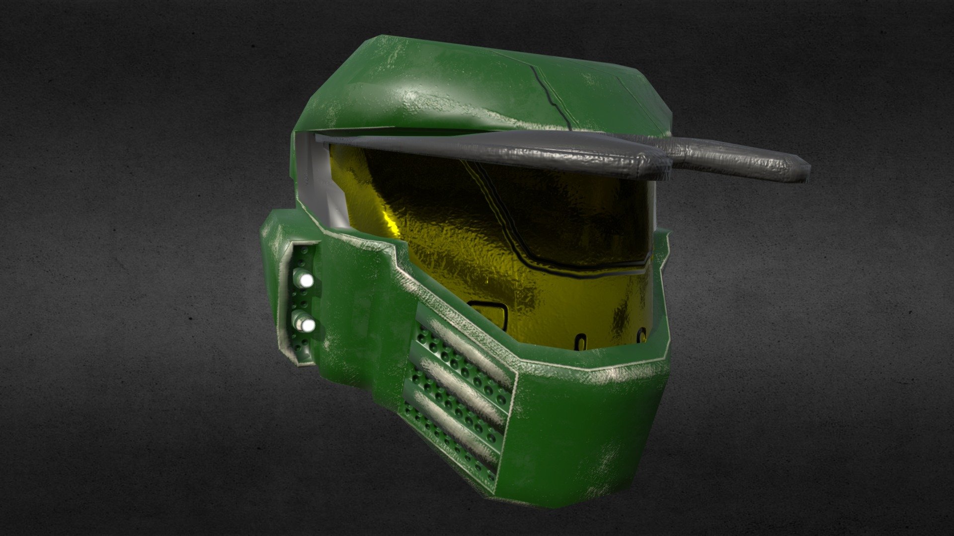 Mjolnir Mk4 Helmet - LowPoly - Download Free 3D model by Marr Velz ...