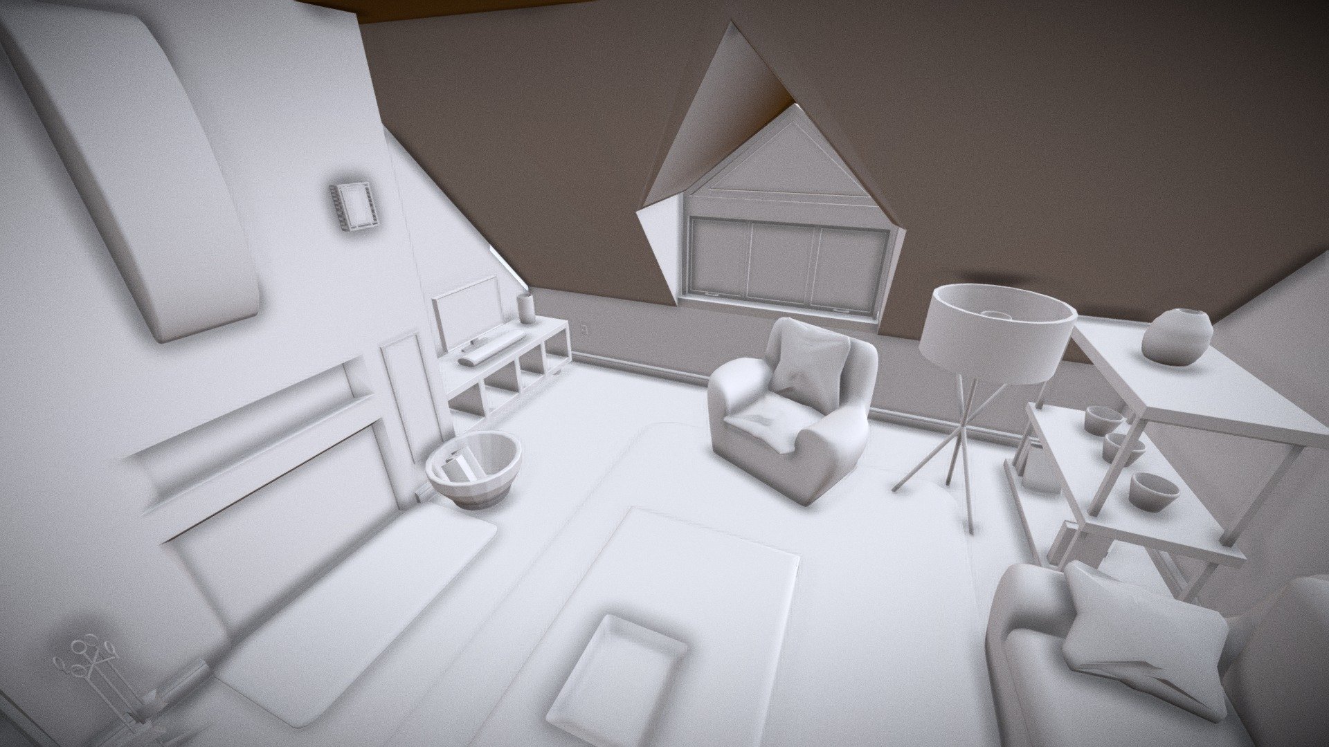 Living Room - 3D model by Juan Oliveira (@abrobra) [42bf1c7] - Sketchfab