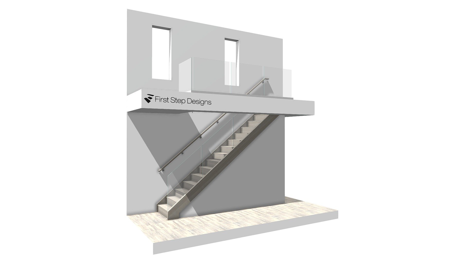 N Paul New Staircase Preliminary Model - Download Free 3D model by ...