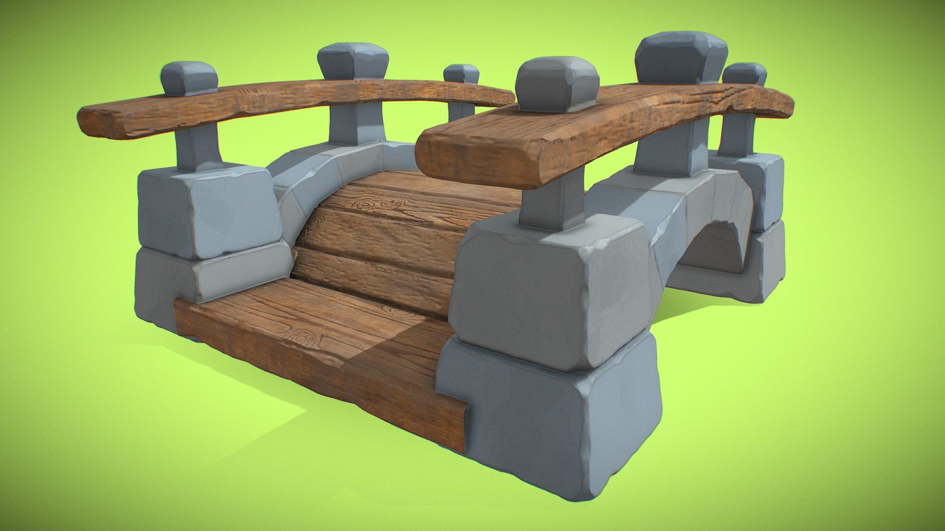 Stylized Bridge - Download Free 3D model by NebulaLLC [42c0df0] - Sketchfab