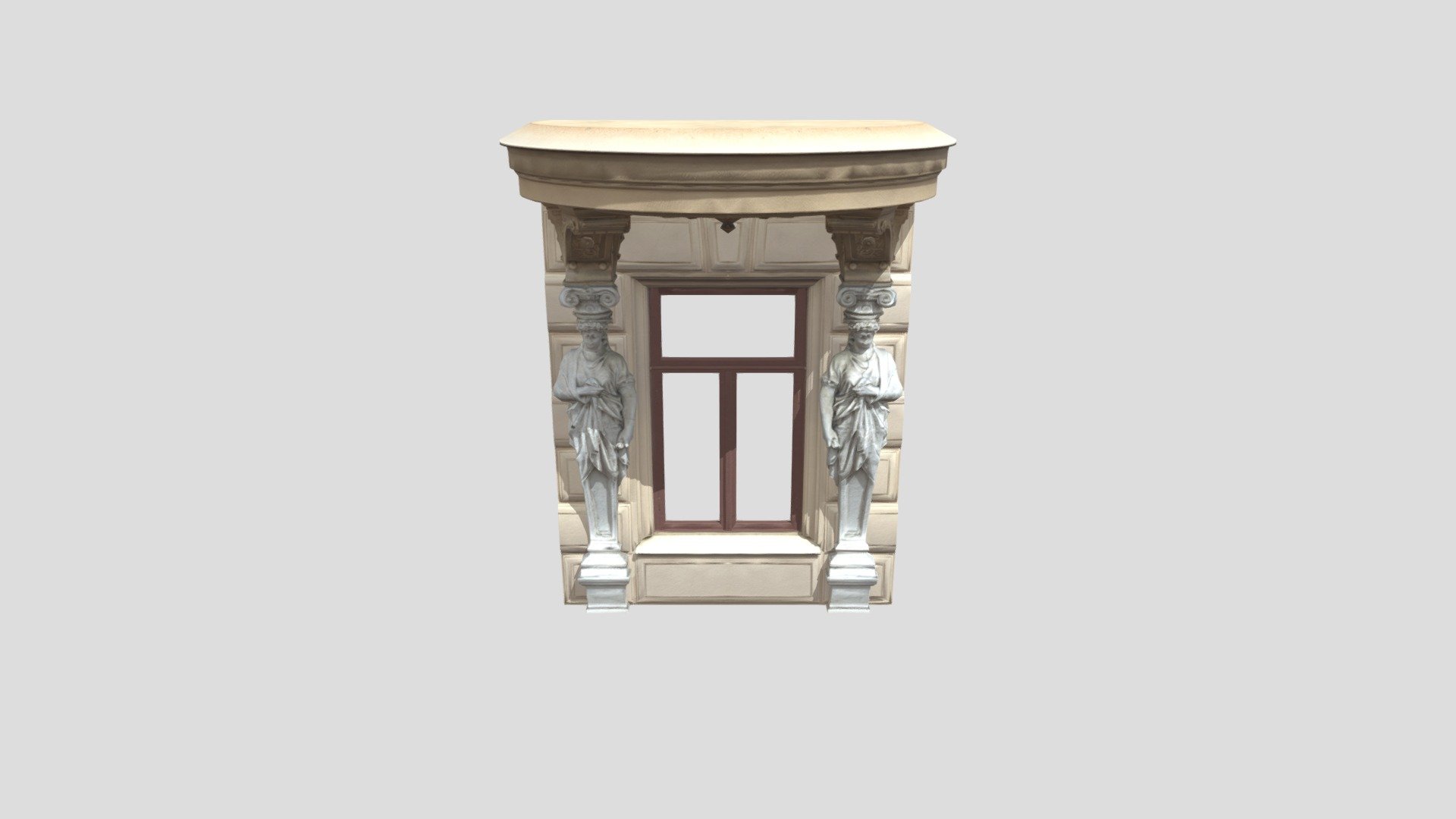 3D scan Quixel Megascans Modular building window - Download Free 3D ...