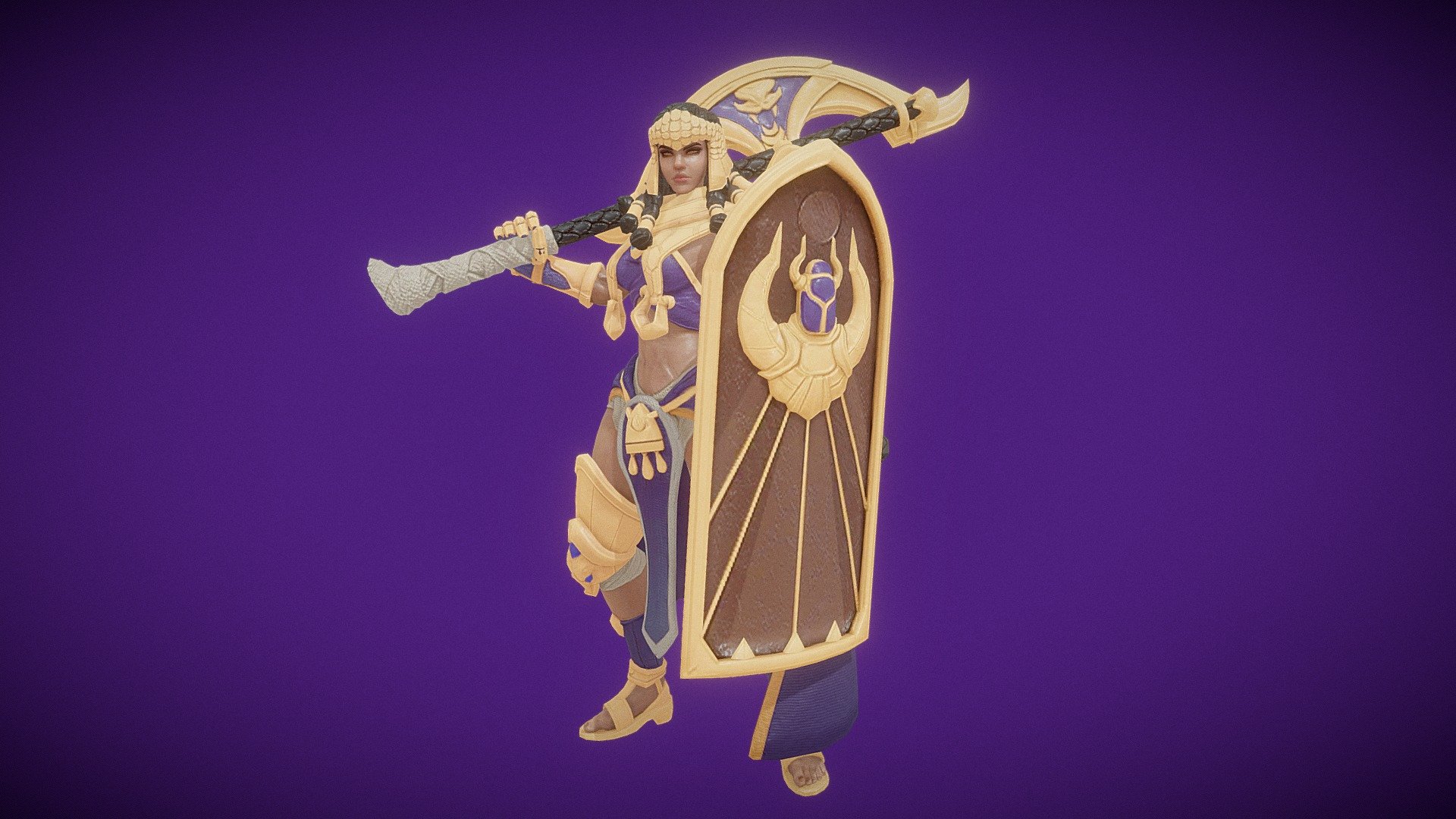 Nefertari - Buy Royalty Free 3D model by Luna Studio (@StudioLuna ...