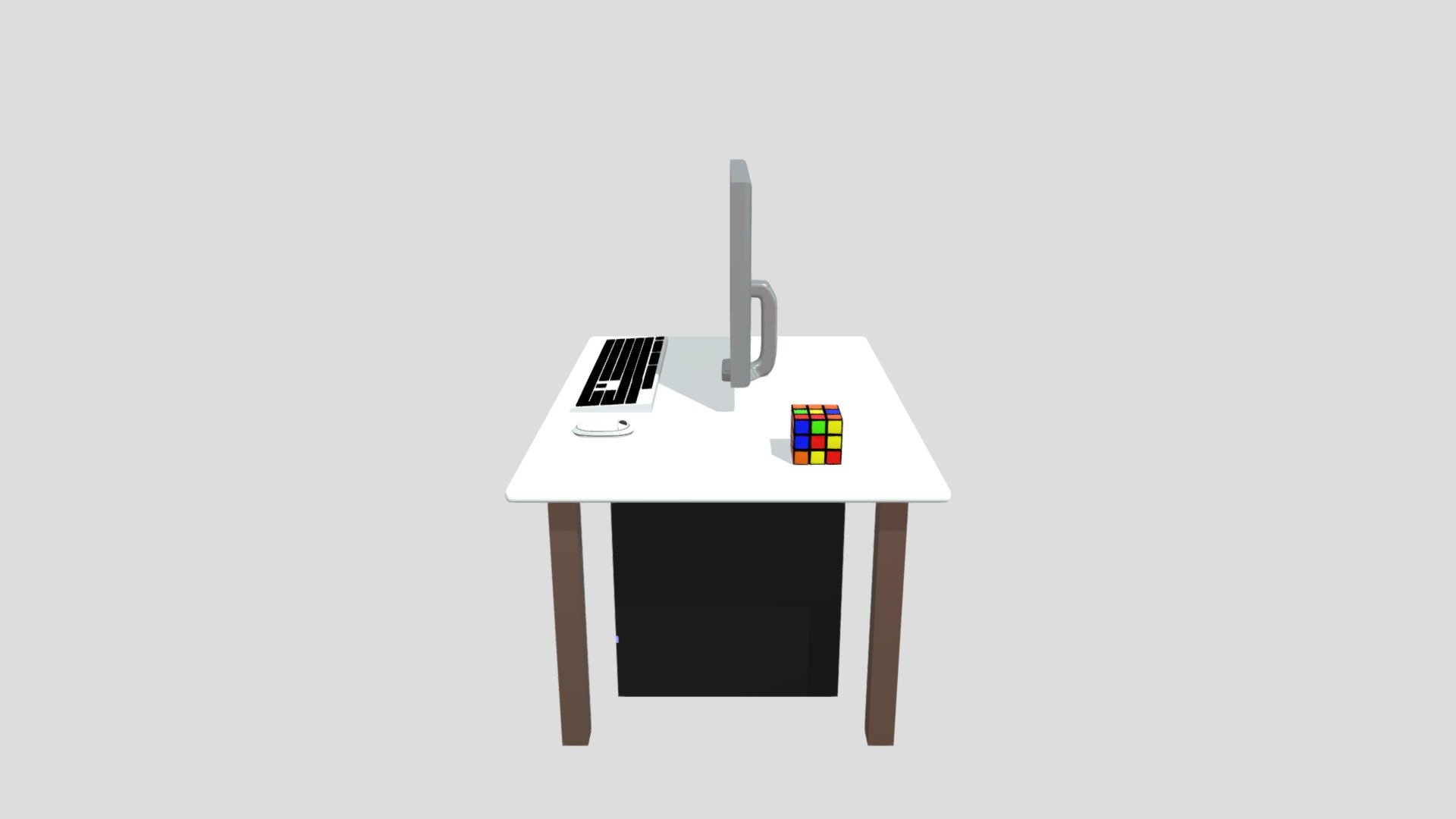 computer table and cube - Download Free 3D model by hg9691249617 ...