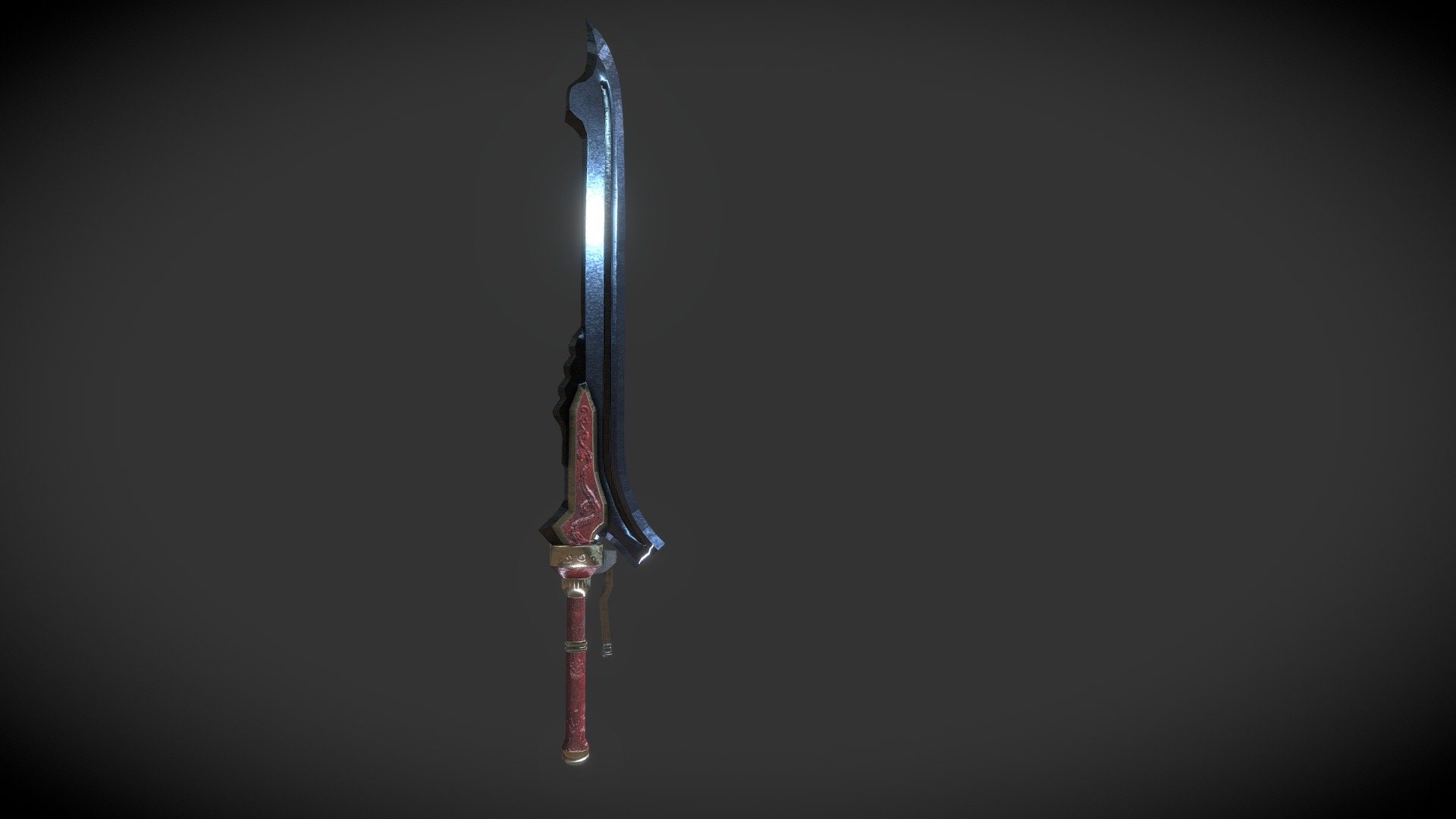 Red Queen sword - 3D model by sunsetme [42c4684] - Sketchfab