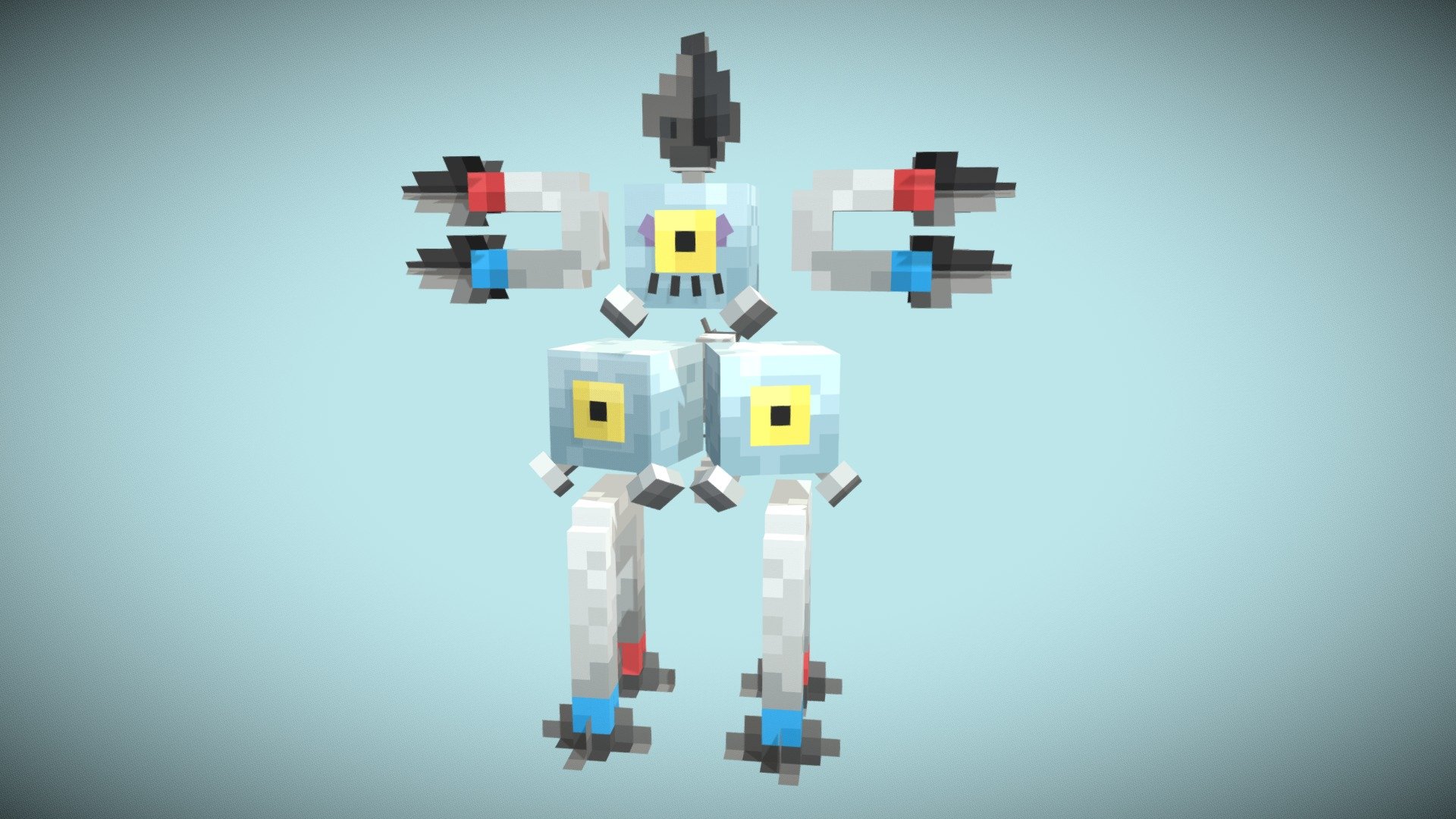Sandy shocks - Minecraft Cobblemon Style - Buy Royalty Free 3D model by ...