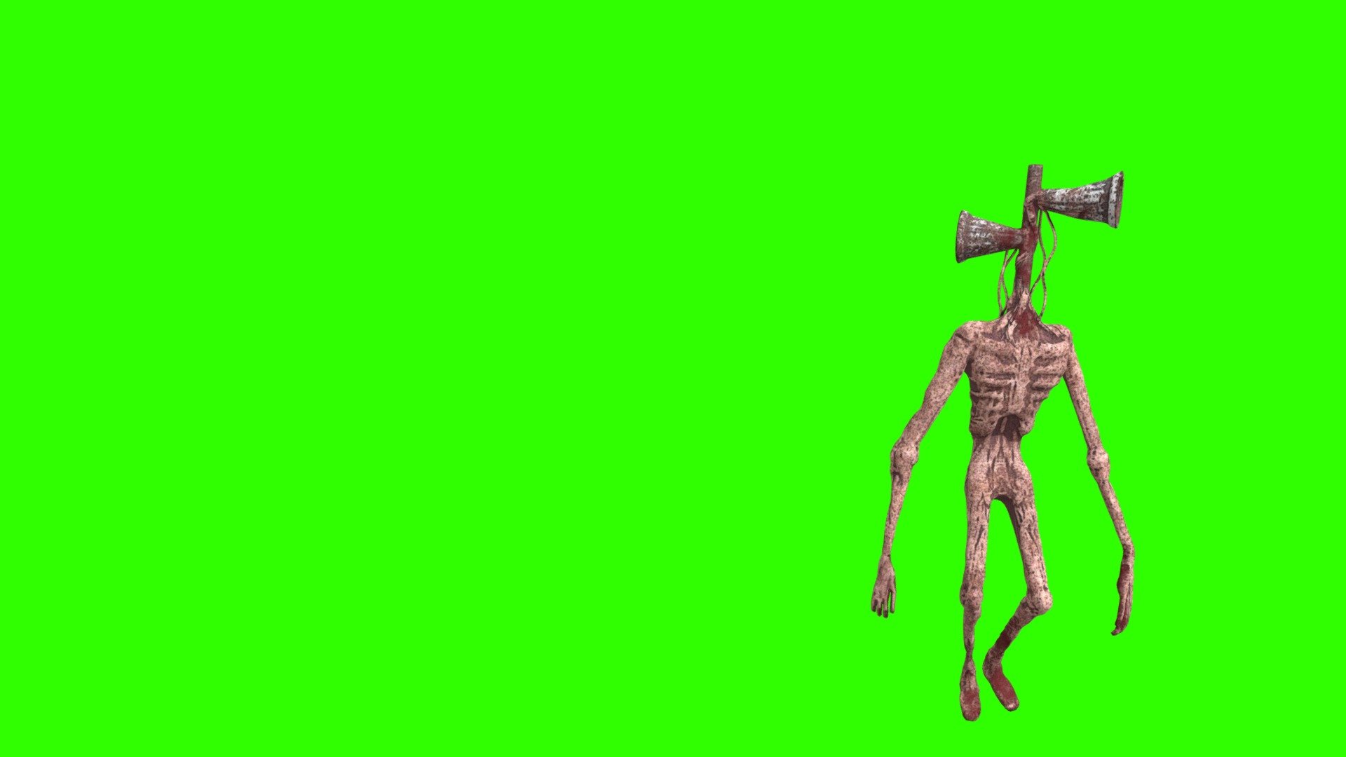 Strut Walking - 3D model by free character and green screen ...